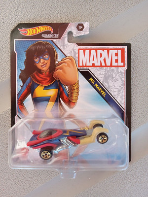 Hot Wheels 1:64 MATTEL Character Cars Nickelodeon Marvel MS MARVEL ...