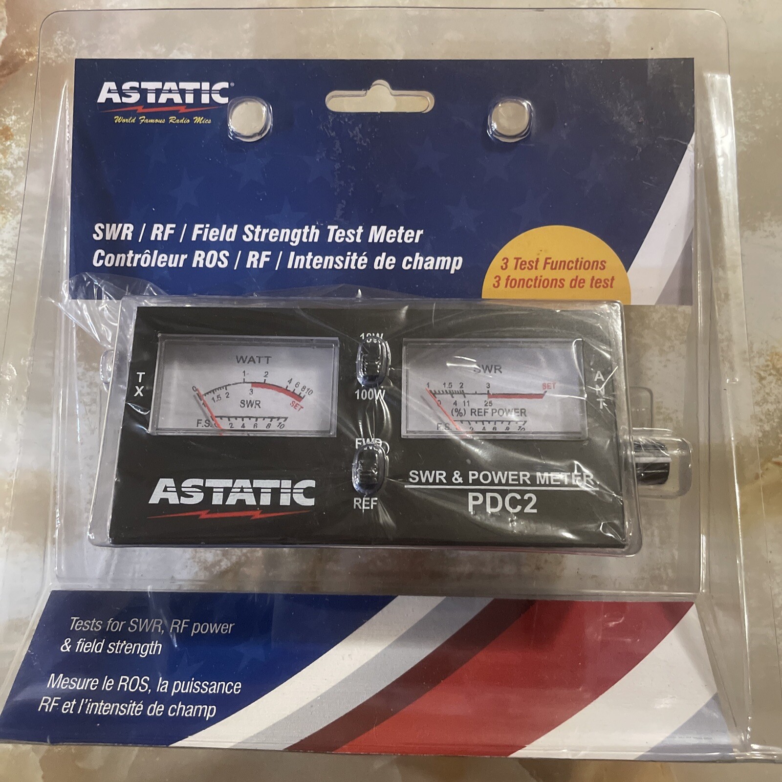 Astatic 302PDC2 SWR/RF Field Strength Test Meter for sale online | eBay