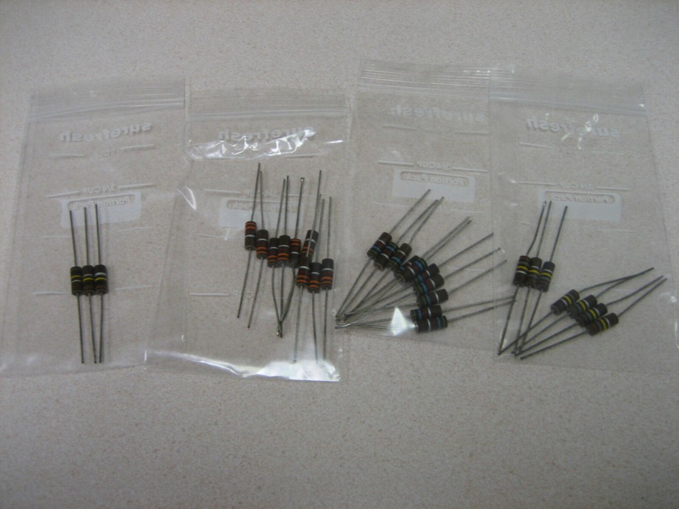 Carbon* 1 Watt * Composition Resistors ~NOS, Zenith -Vintage ~ Many ...