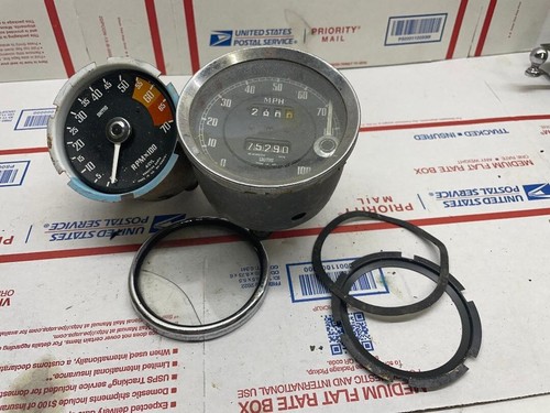 MG MGB Smiths Tachometer Speedometer Tach Speedo for Restoration or ...