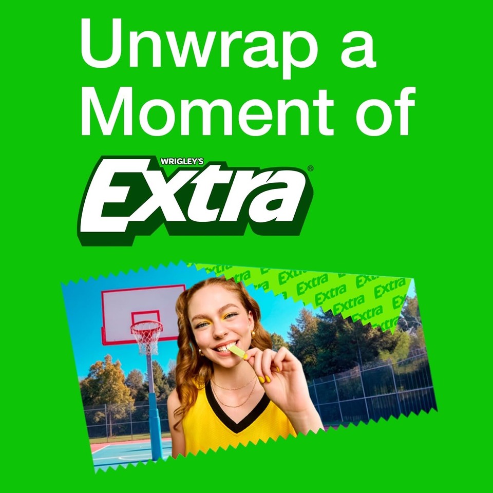 EXTRA Gum Peppermint Sugarfree Chewing Gum Mega Pack, 35 Sticks (Pack ...