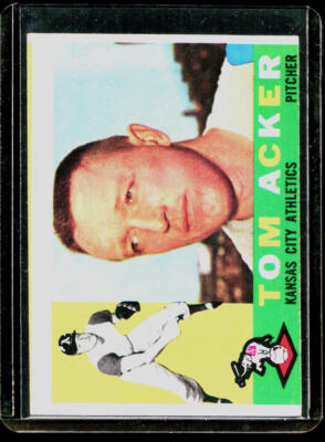 1960 Topps GOOD #274 Tom Acker Athletics | eBay