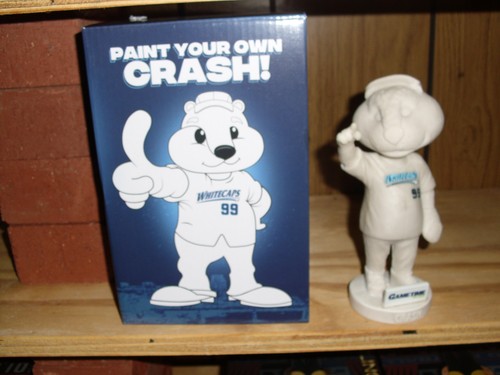 WEST MICHIGAN WHITECAPS DETROIT TIGERS PAINT YOUR OWN CRASH BOBBLEHEAD ...