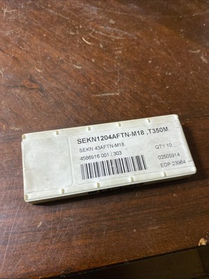 10 x SECO SEKN 1204AFTN-M18 T350M Indexable Insert Milling (B33) | eBay