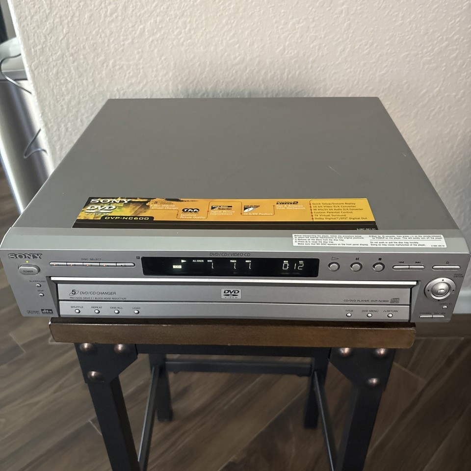 Sony DVP-NC600 5 Disc DVD CD Changer Player Dolby DTS, No Remote ...