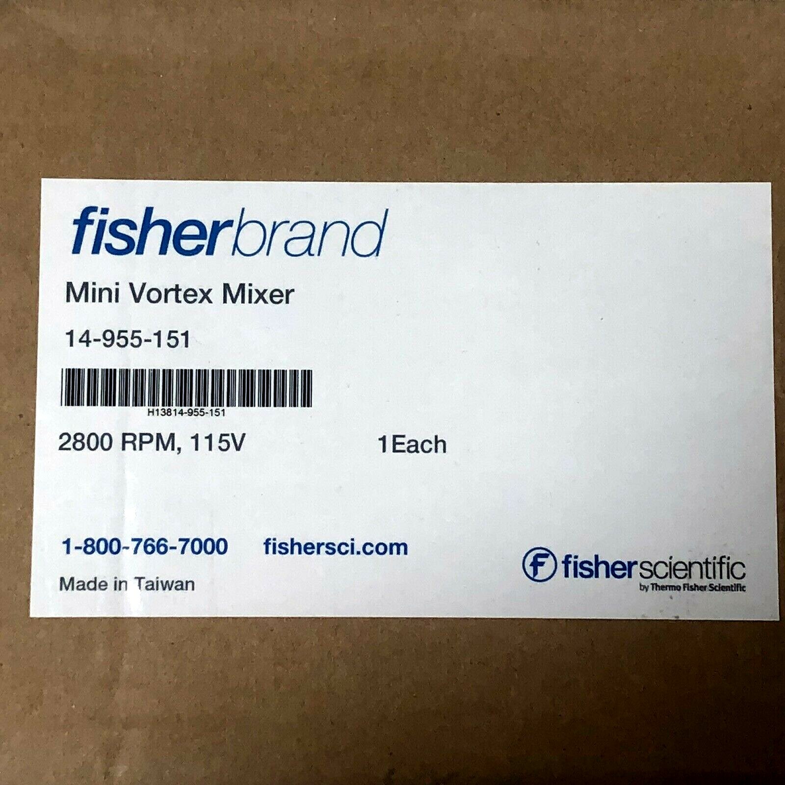 Fisherbrand Mini Vortex Mixer 2800 RPM 115v Cat No 14-955-151 | eBay