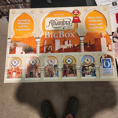 NEW Alhambra Big Box Board Game!! 1st Ed. + 5 Expansions!! Queen Games ...
