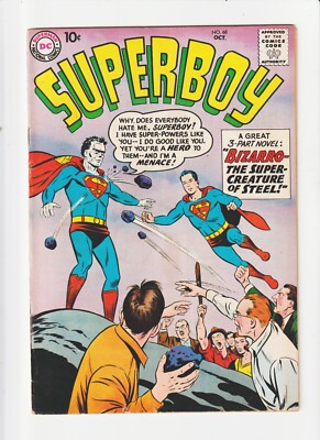 SUPERBOY 68 Superman DC COMIC KEY ORIGIN AND FIRST APPEARANCE BIZARRO ...