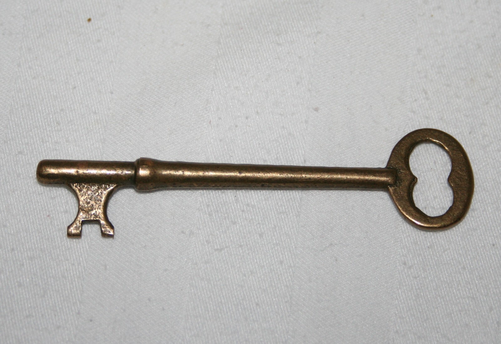 Antique/Vintage Brass Skeleton Key 3 1/8" | eBay