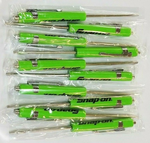 (10)TEN Snap On Pocket Screwdriver, Flat Tip Screwdrivers, Magnetic ...