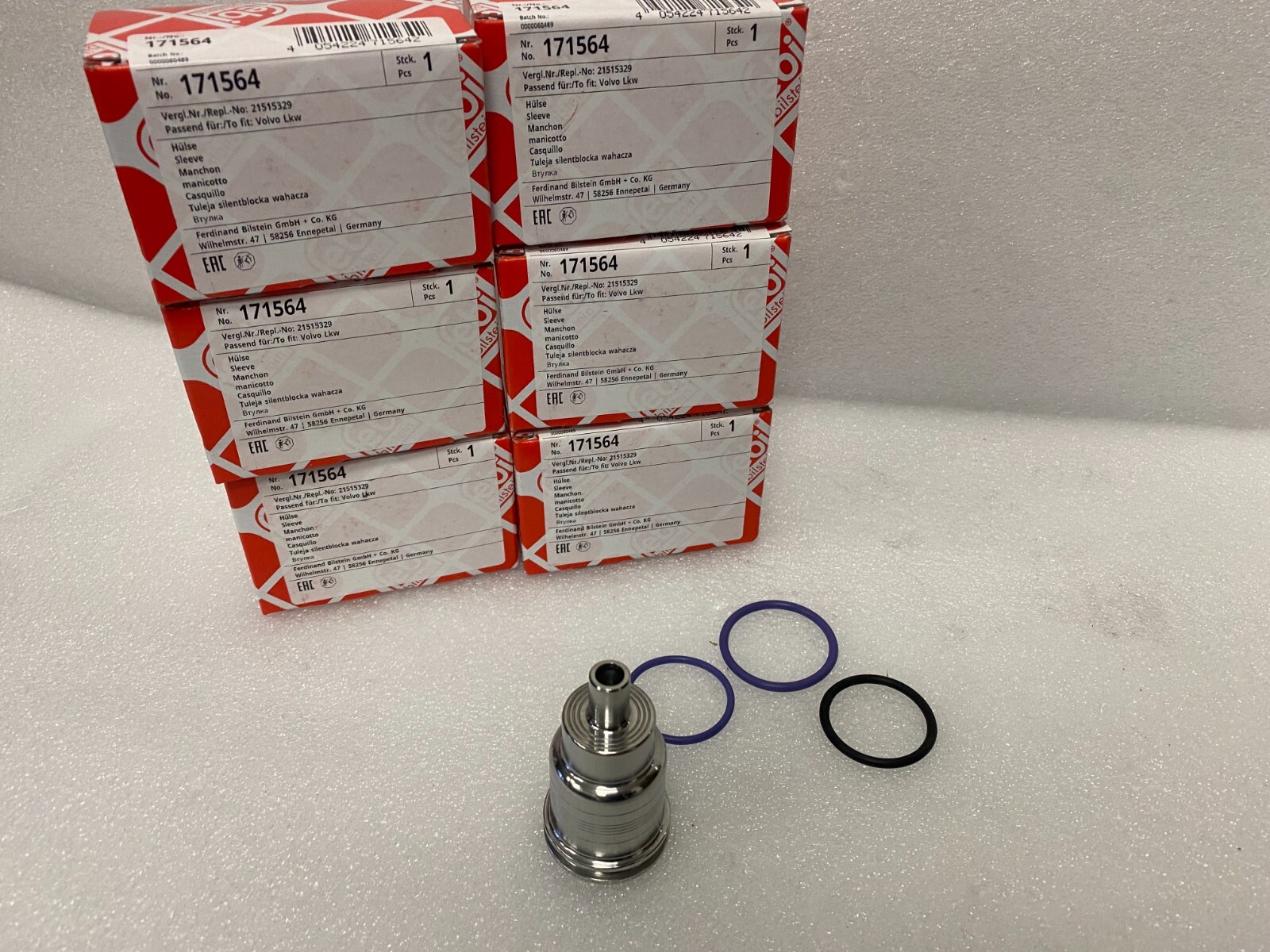 Volvo Mack Injector Sleeve Kit 21515329 X6 New Febi Made in Germany | eBay