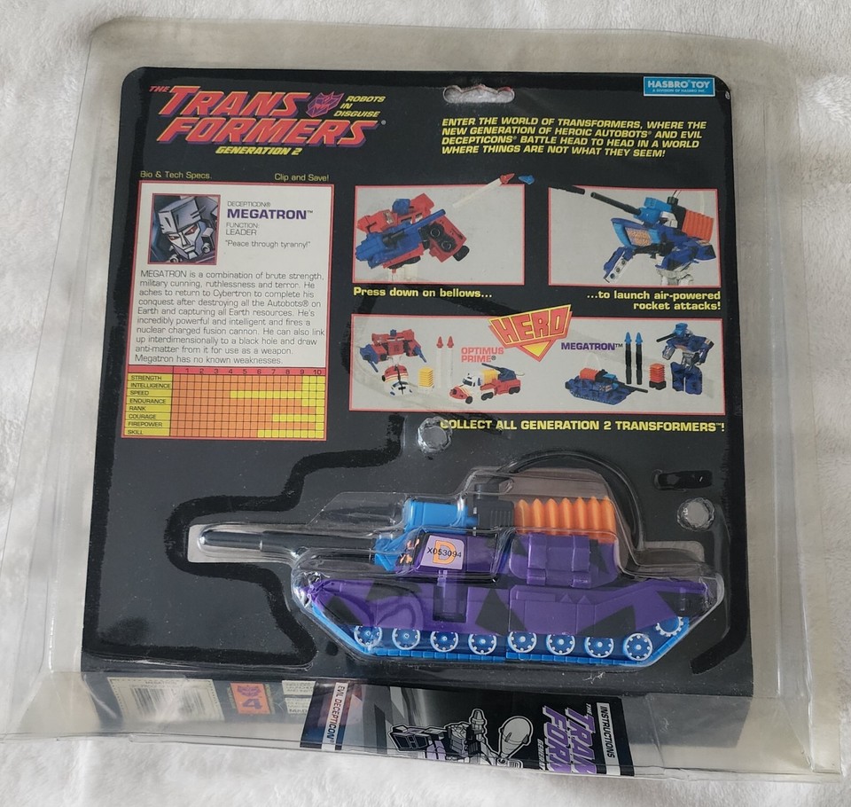 Transformers Generation 2 HERO MEGATRON New Factory Sealed | eBay