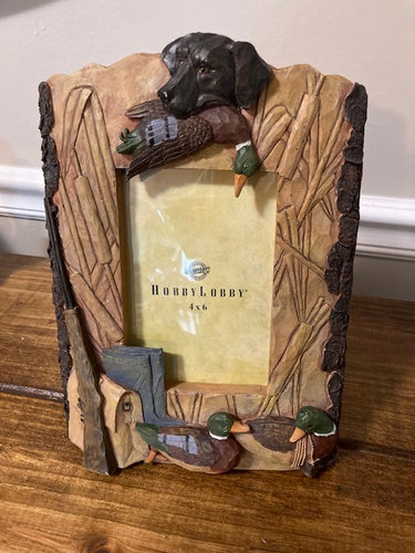Hobby Lobby Duck Hunting Picture Frame 4x6 3D | eBay