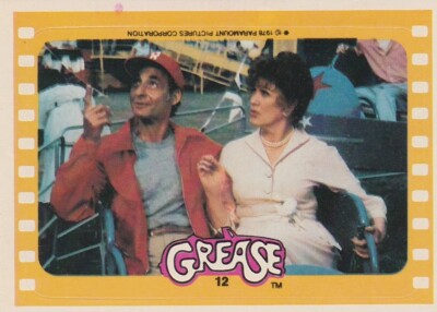 1978 GREASE THE MOVIE SERIES 2 SINGLE STICKER TRADING CARD #12 | eBay