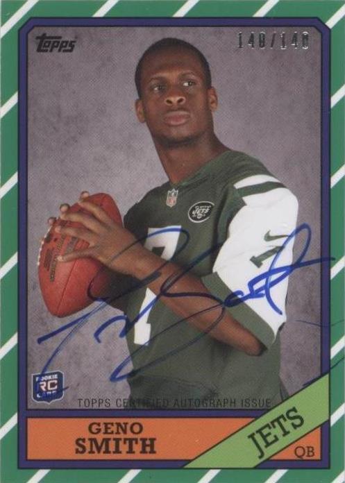 2013 Topps - 1986 Topps Rookie Autographs Geno Smith #2 /140 (AU, RC ...