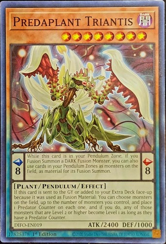 Predaplant Triantis DIFO-EN019 | eBay