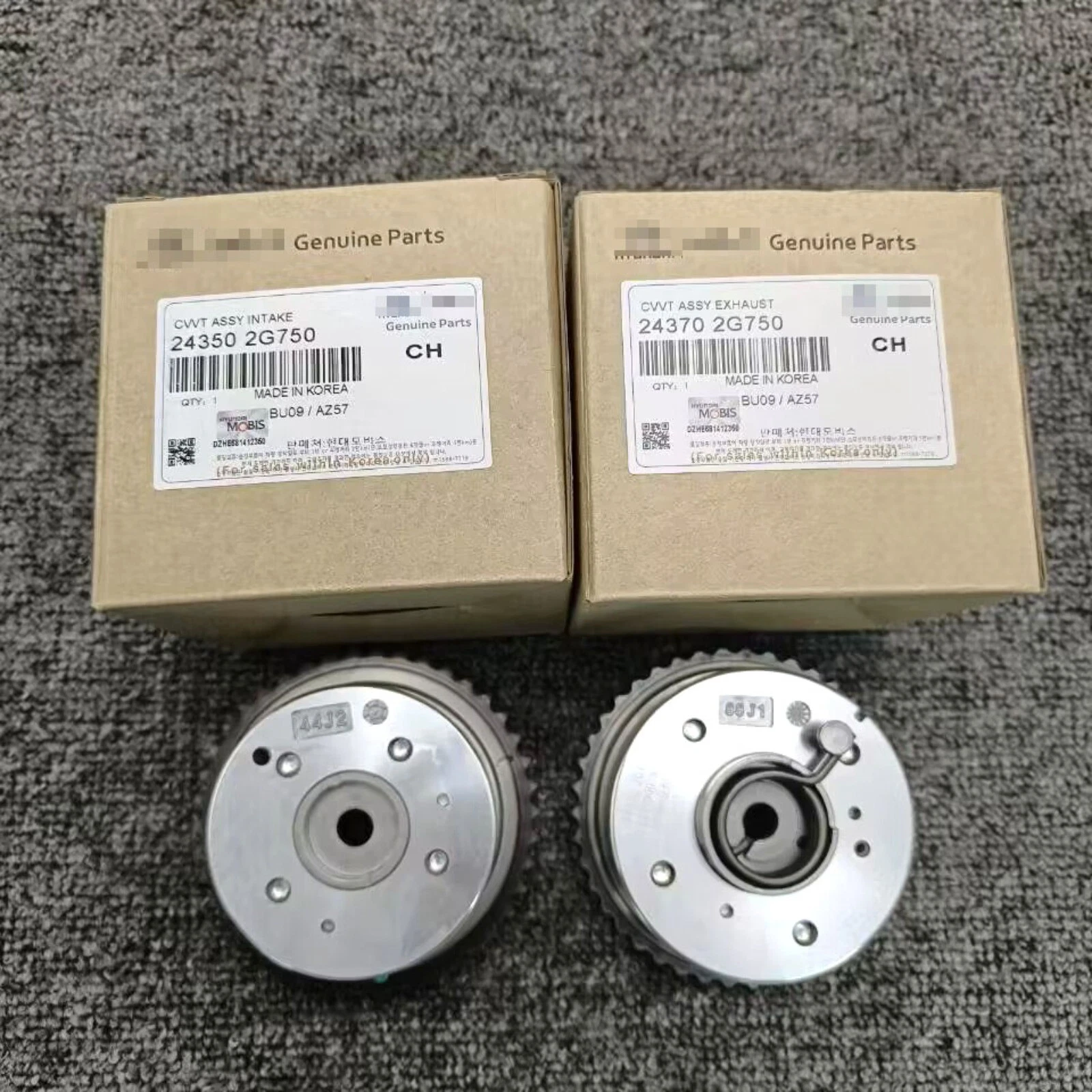 2x Camshaft VVT Gears 24350-2G750 24370-2G750 For HYUNDAI KIA SPORTAGE ...