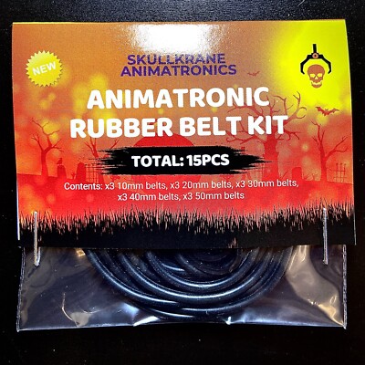 Animatronic Rubber Belt Kit - Repair Gemmy and Spirit Halloween ...