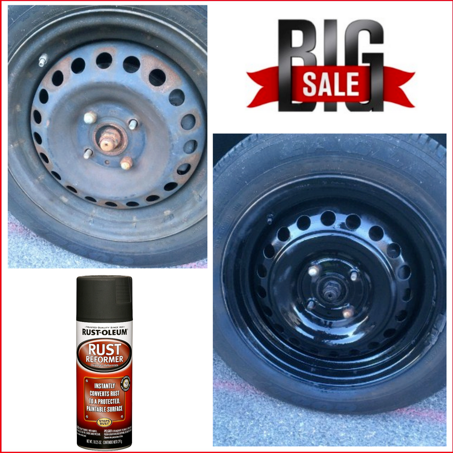 Rust-Oleum Stops Rust Converter Rust Reformer Spray Flat Black Finish ...