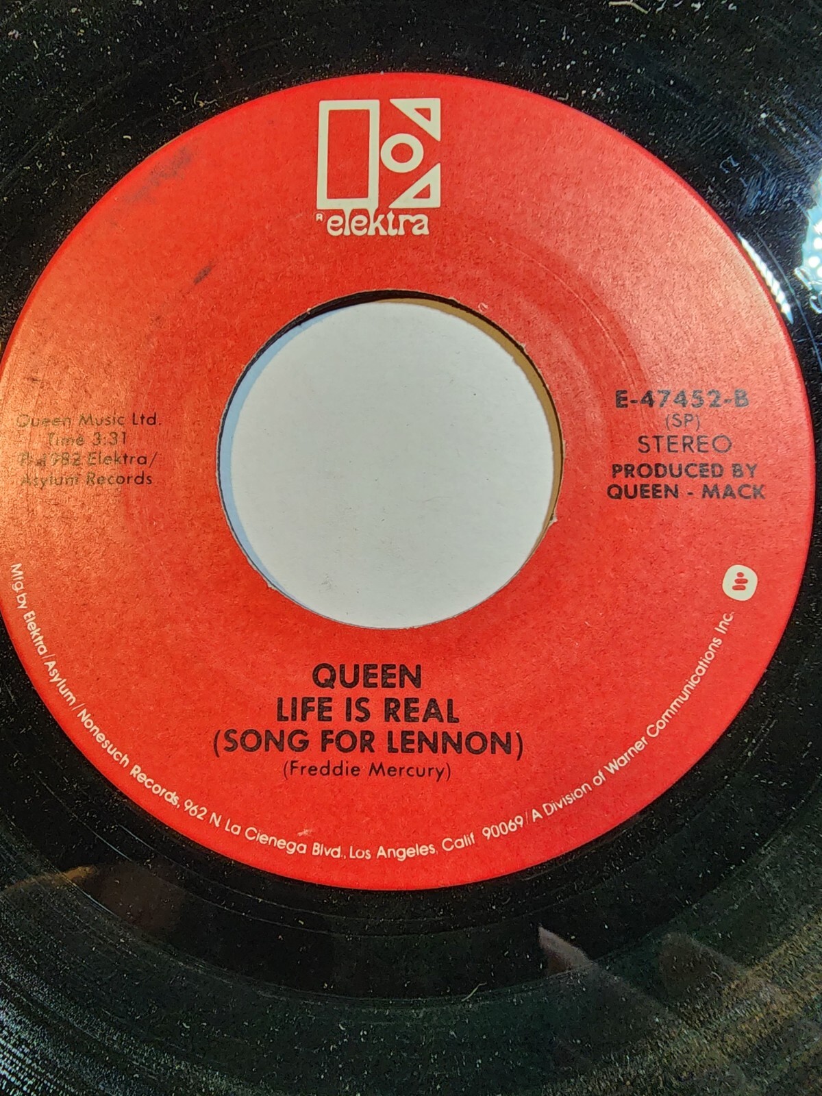 Queen - Body Language / Life is Real 45 RPM VG+ F281 | eBay