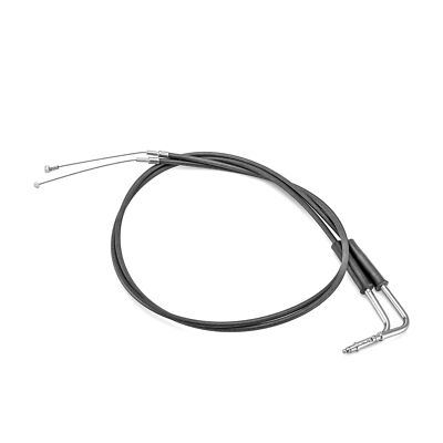 40" Stainless Steel Throttle and Idle Cable for Harley Dyna 10 ...