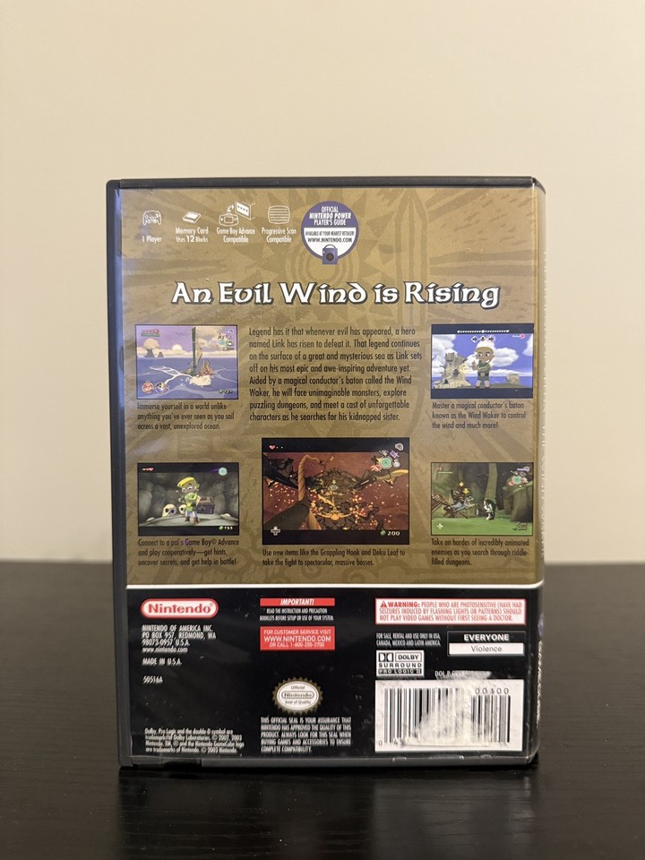 The Legend of Zelda: The Wind Waker (Nintendo GameCube 2009) CIB Black Label 45496960469| eBay
