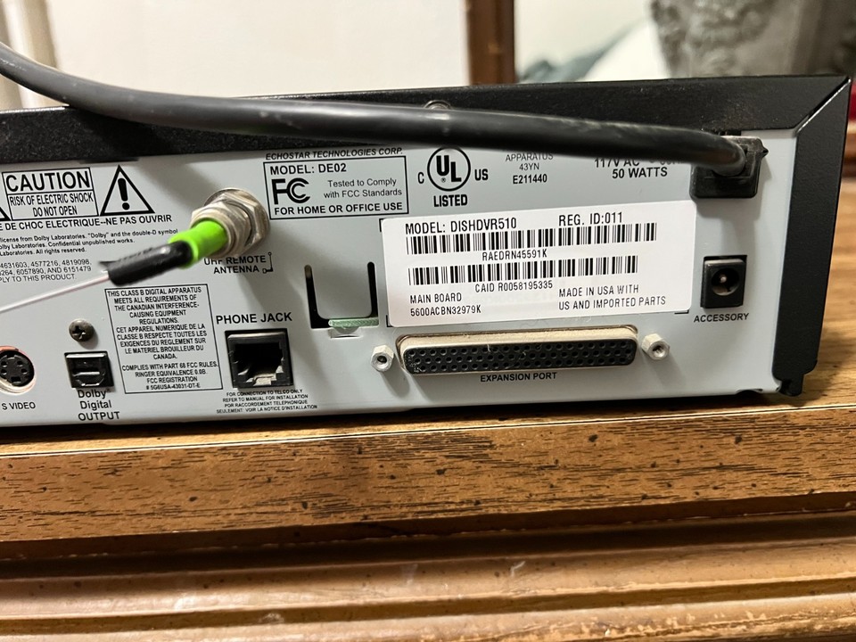 DISH NETWORK DVR 510 PVR (Personal Video Recorder) 30+ Stored MOVIES ...