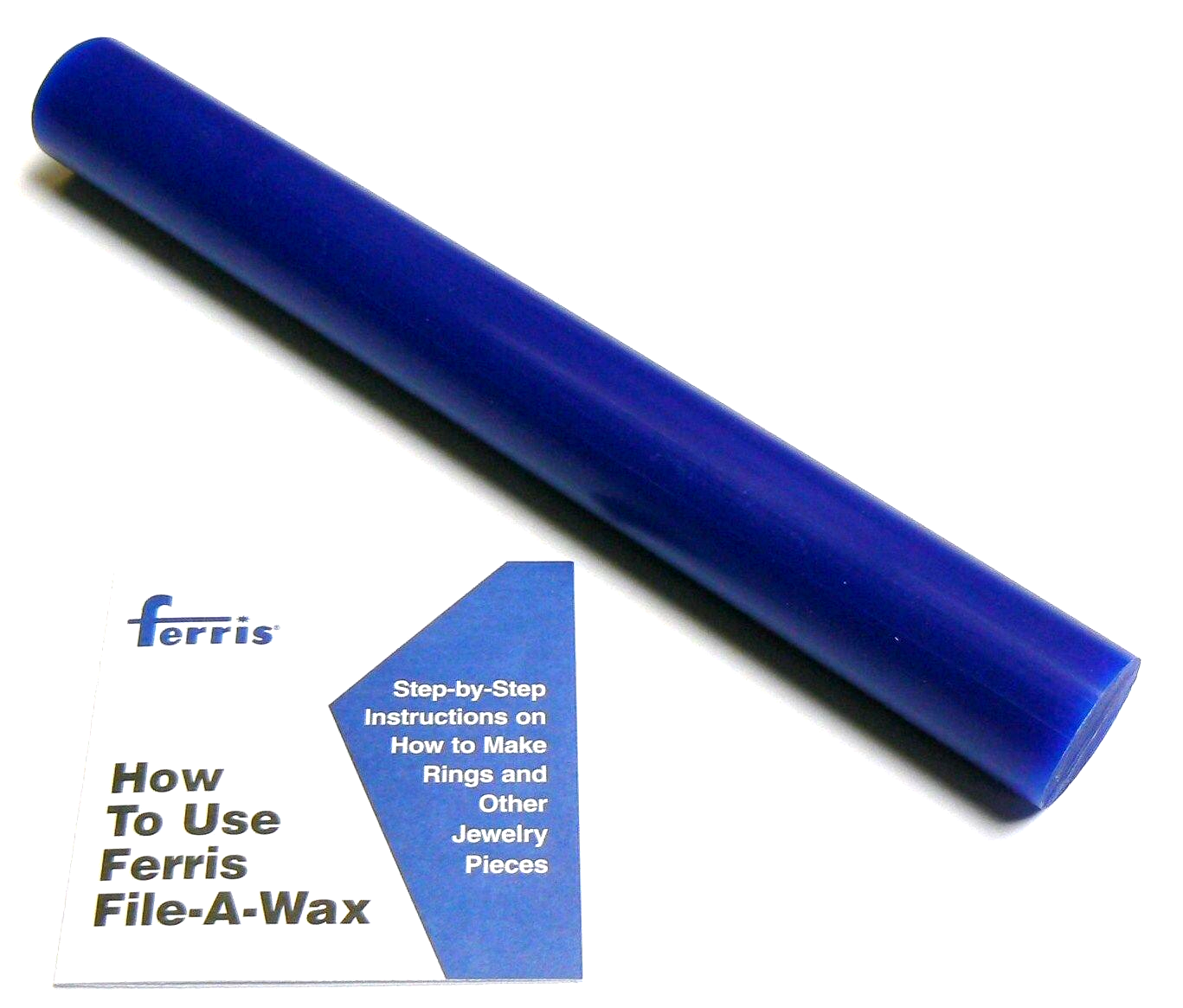 Round BLUE Carving Wax FILE-A-WAX Rod 1-3/4"D Jewelry Wax Model Making ...