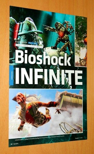 BioShock Infinite Xbox 360 PS3 Old Rare Promo Poster / Ad Art Print | eBay