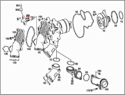Genuine MERCEDES Thermostat 1772003900 | eBay
