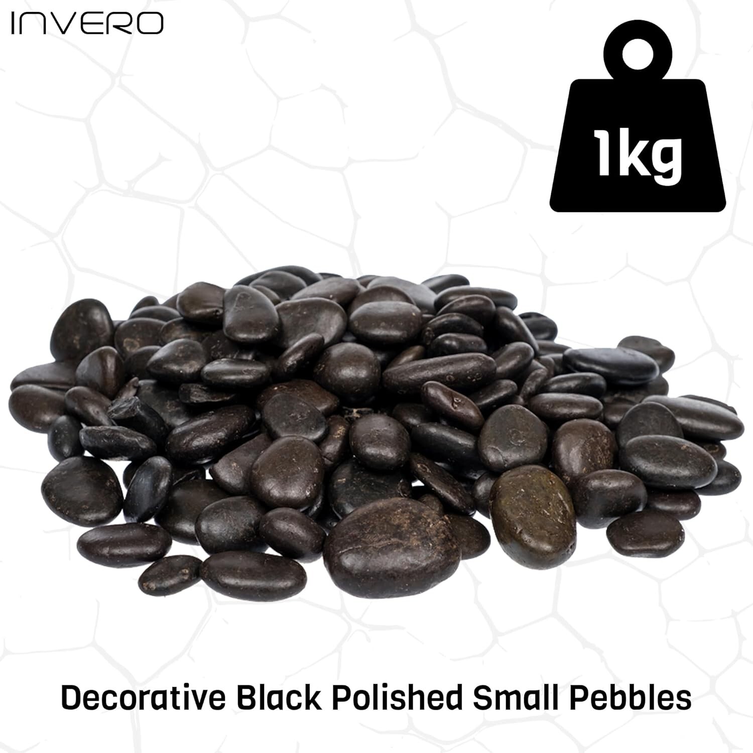 Decorative Black Polished Small Pebbles - Ideal Stones for Table Décor ...