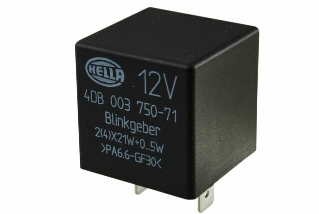 HELLA 4DB 003 750-711 3 Pin 12V Flasher Unit for sale online | eBay