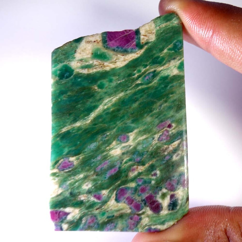 Ruby Fuchsite Natural Rock Slab Polished Rough Specimen For Cabbing ...
