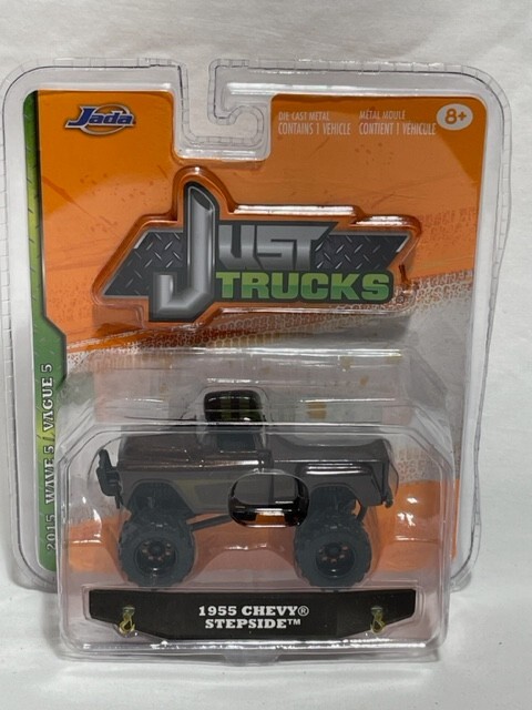 Jada Just Trucks 1955 Chevy Stepside Pickup Truck, Brown, 1/64, NEW | eBay