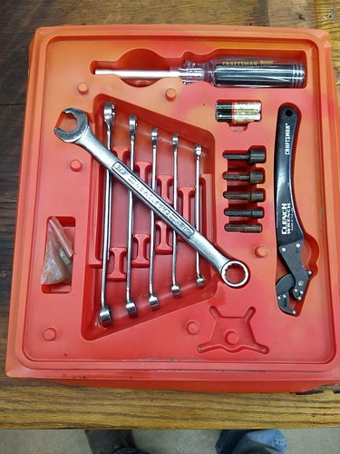 Craftsman NOS 43417 - 17 Pc Tool Set - Driver Light, Clench wrench ...