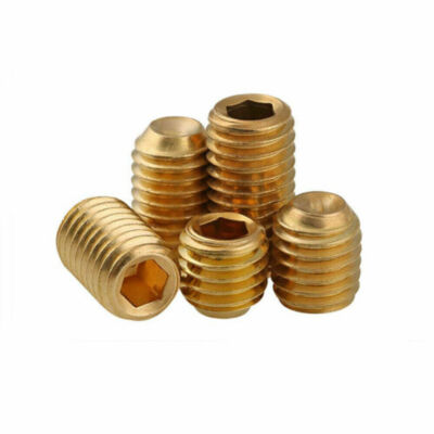 Grub Screws Brass Cup Point Allen Key Socket Set Screws Metric M5/6/8mm ...