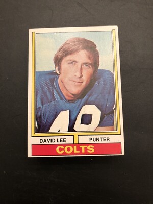 1974 TOPPS DAVID LEE #17 BALTIMORE COLTS FOOTBALL CARD | eBay