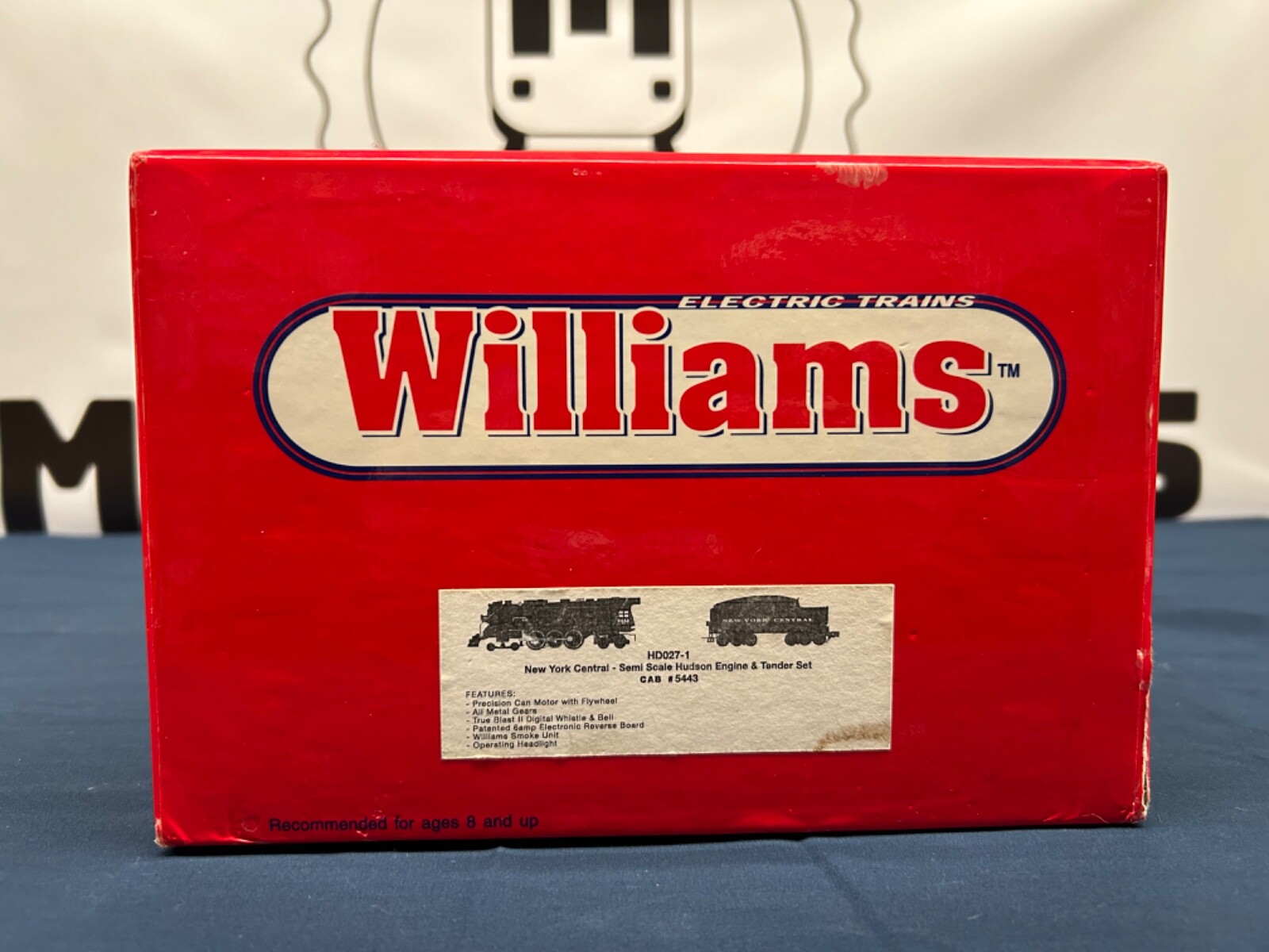 Williams New York Central #5443 4-6-4 Hudson Steam Engine w/ True Blast ...