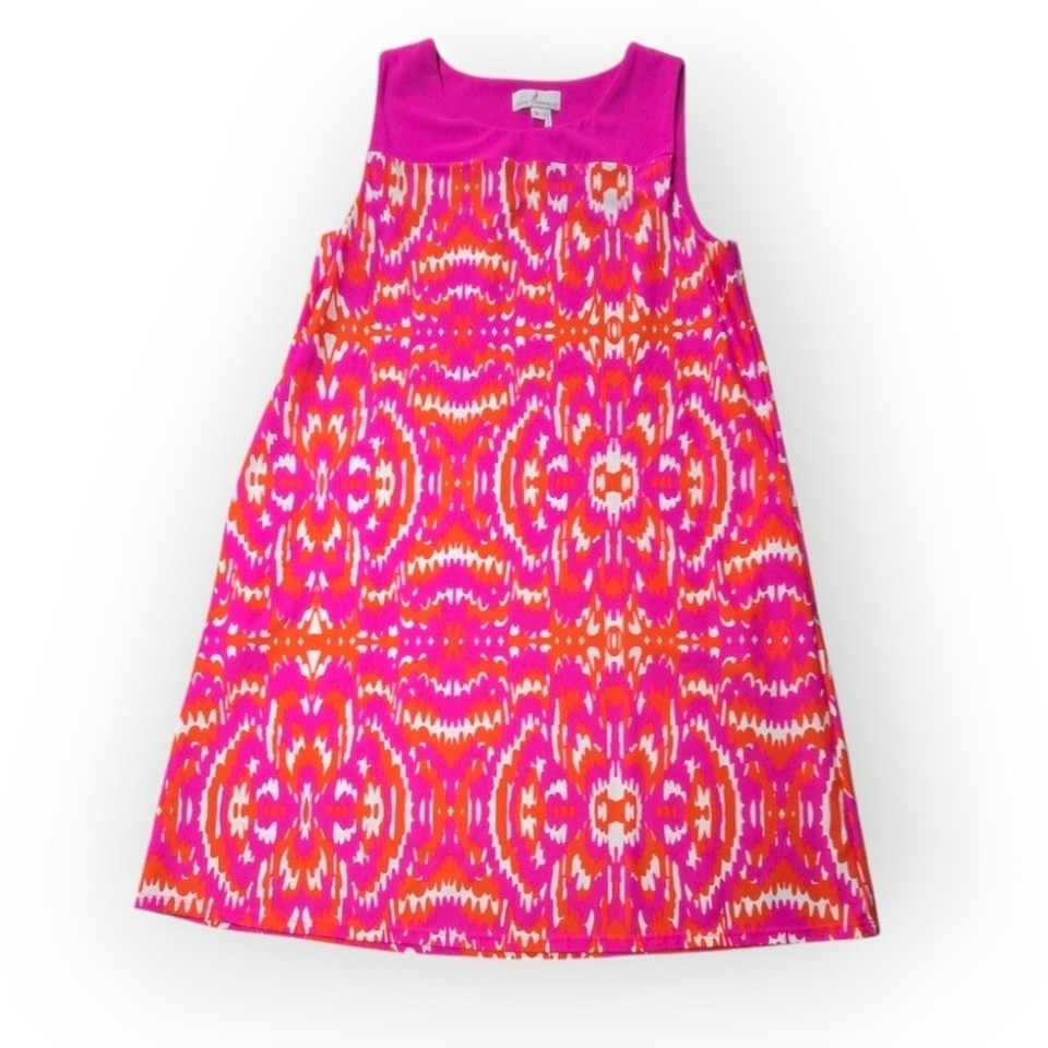Jude Connally Molly Sleeveless Knee Length Dress Spring Vibes Hot Pink ...