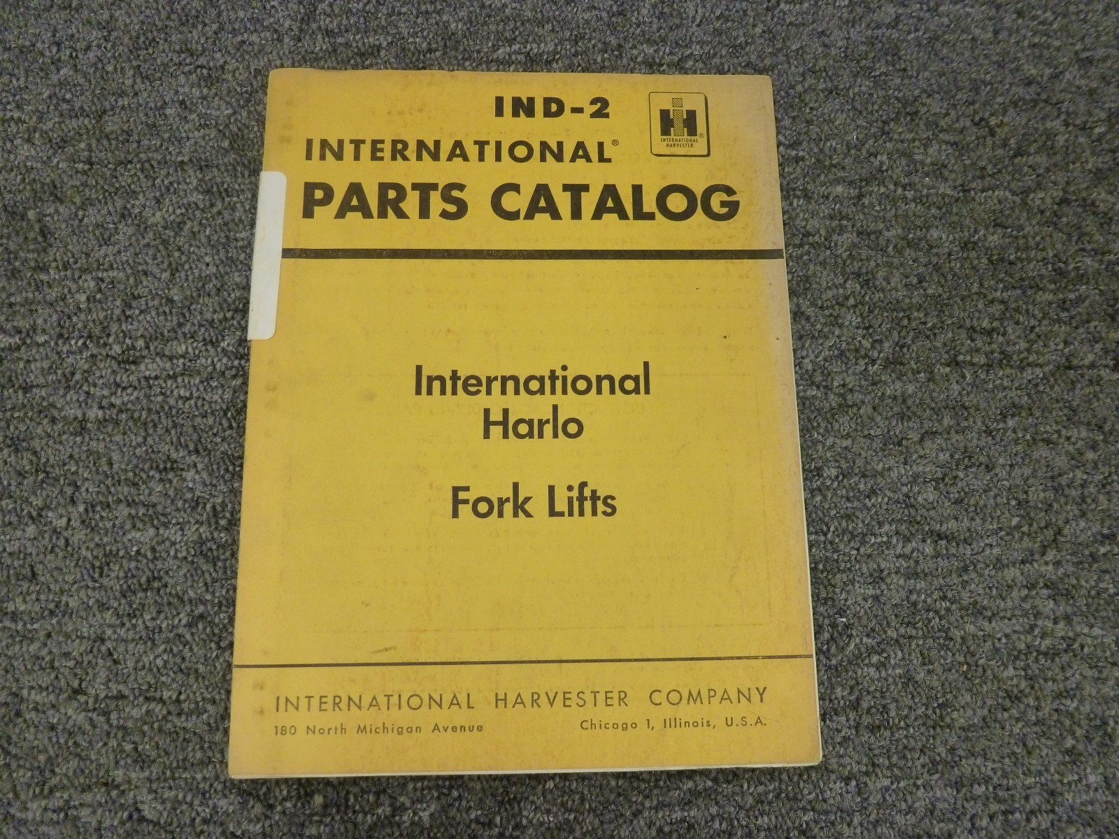 International IH Harlo F-3410 R-3410 R-3414 R-3421 Forklift Parts Catalog Manual | eBay