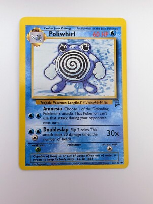 Pokemon POLIWHIRL Base Set 2 57/130 | eBay