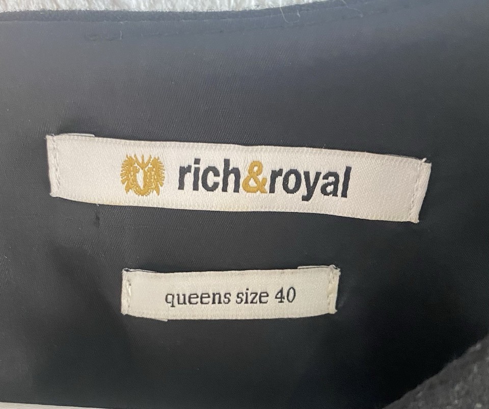 Rich und Royal Kleid Schwarz 40 | eBay.de