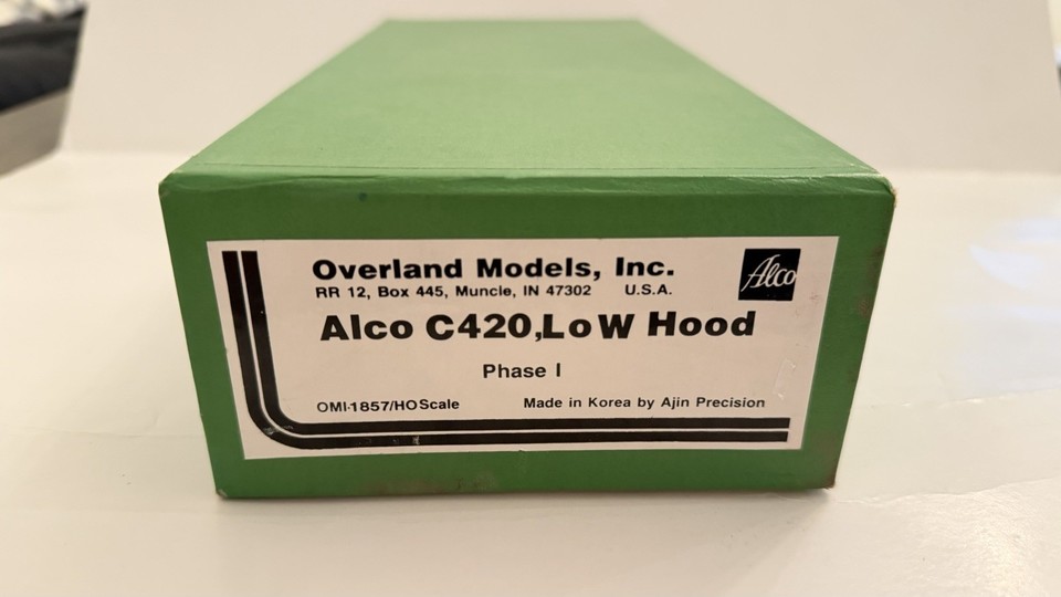 Overland Models HO Lehigh &Hudson River Alco C420, Low Hood, OMI-1857 ...