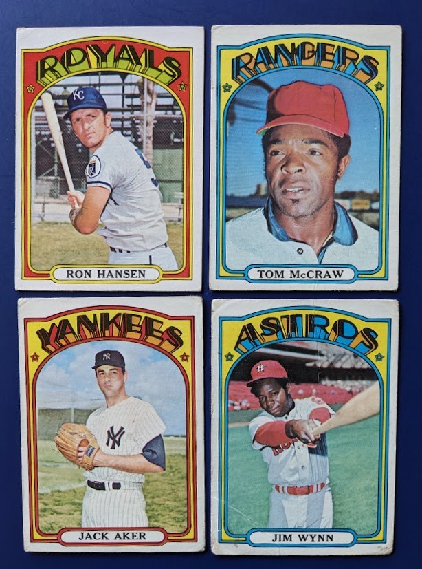 1972 Topps - 20 Card HIGH NUMBER Lot ~ Traded/Rookie ~ NO DUPLICATES | eBay