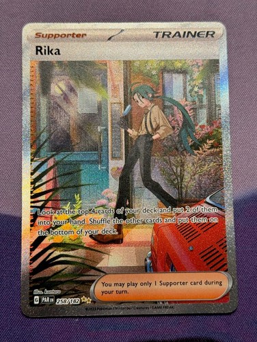 Rika 258/182 Paradox Rift Pokemon TCG Special Illustration Rare NM Pack ...