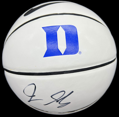 JON SCHEYER SIGNED AUTOGRAPHED DUKE BLUE DEVILS LOGO NIKE BASKETBALL ...