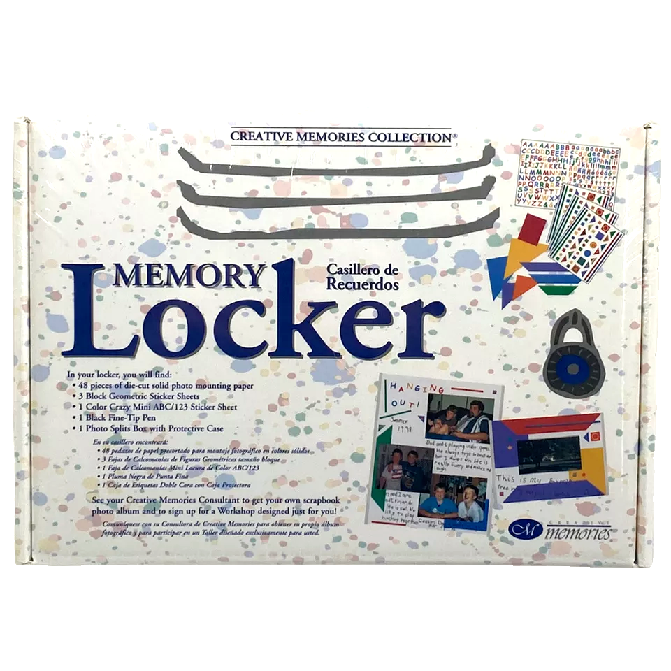 FREE SHIP - NEW CREATIVE MEMORIES COLLECTION MEMORY LOCKER SCRAPBOOKING ...