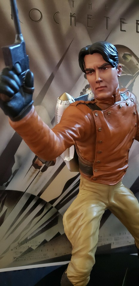 1991 The ROCKETEER Premium Figure custom STATUE One of a Kind Rare FIT ...