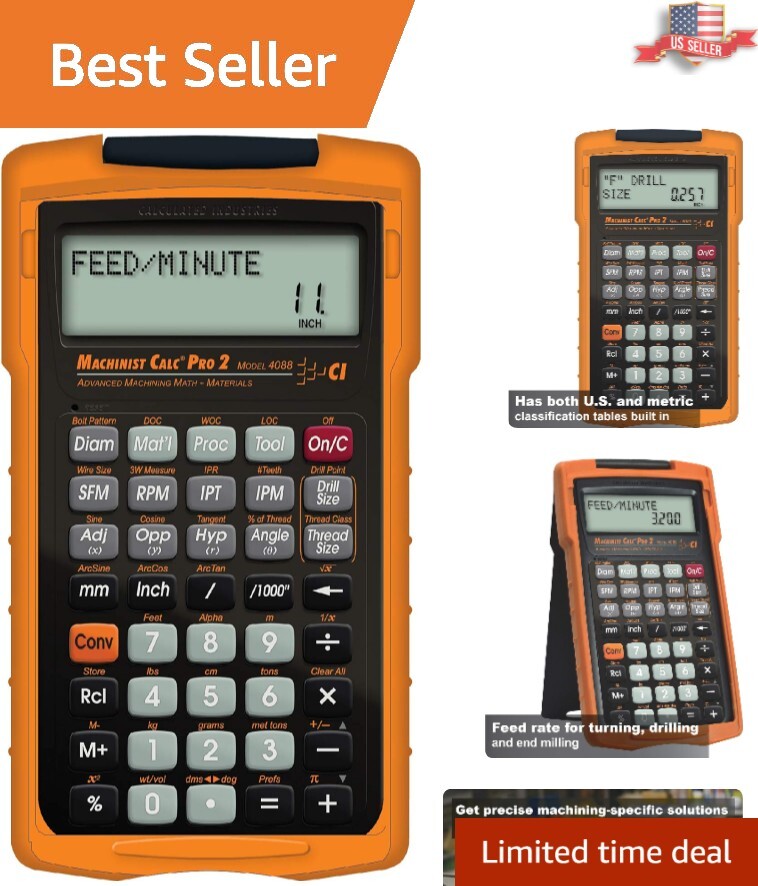 Durable Machinist Calc Pro 2 for Accurate Speeds and Feeds Calculations ...