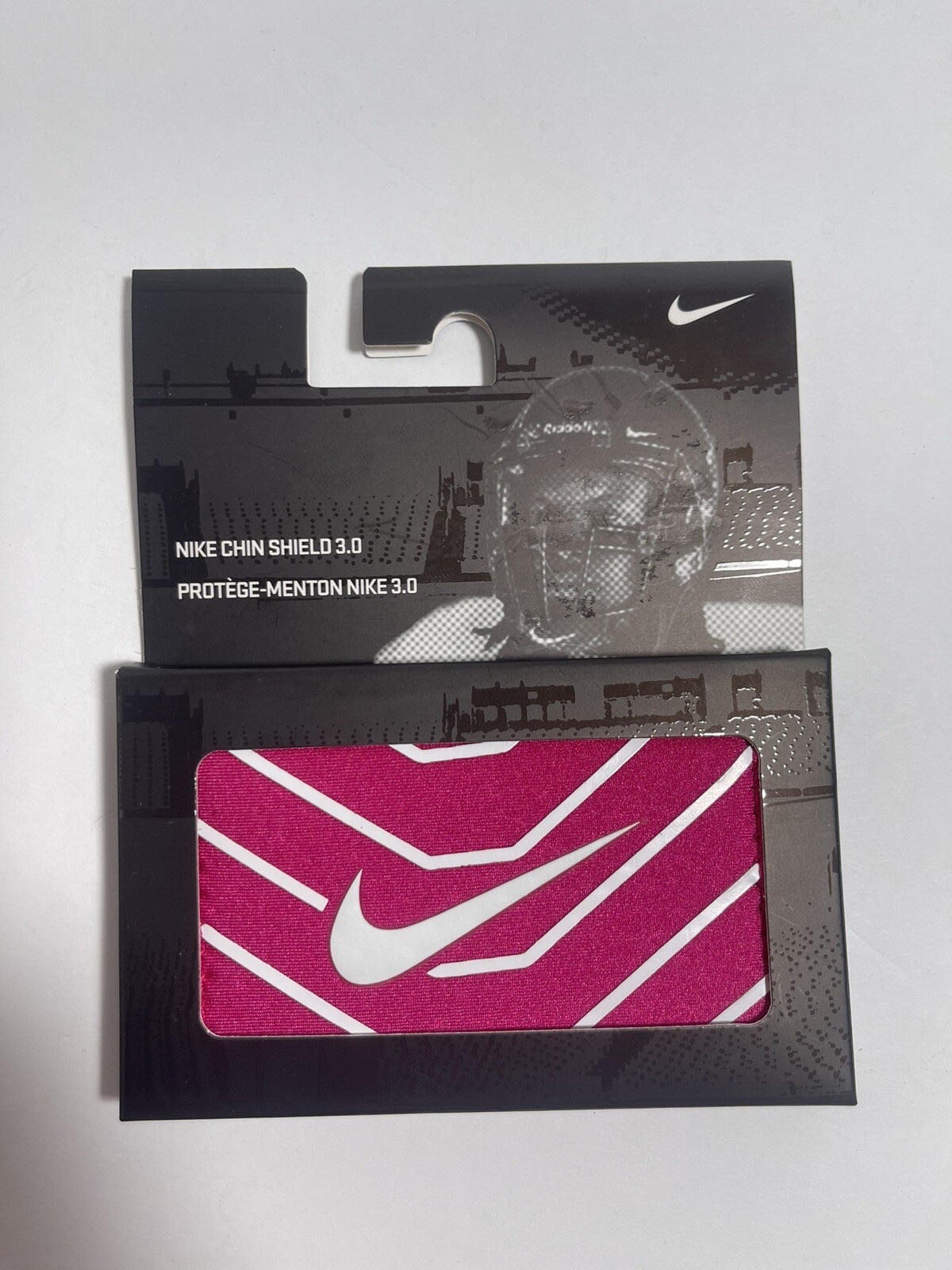 Nike Unisex Football Chin Shield 3.0 Color Vivid Pink/White Size OSFM ...